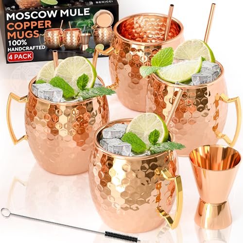 Best Copper Mugs for Moscow Mule: Top Handcrafted Sets with Accessories
